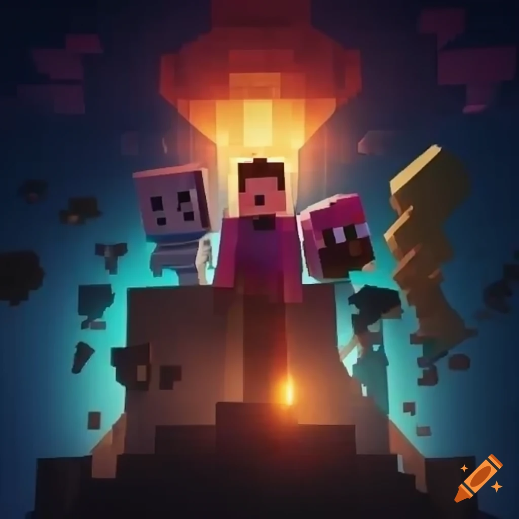 Minecraft players aspire on Craiyon