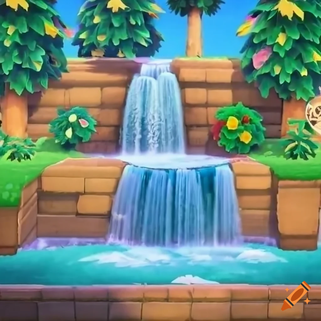 Waterfall Animal Crossing
