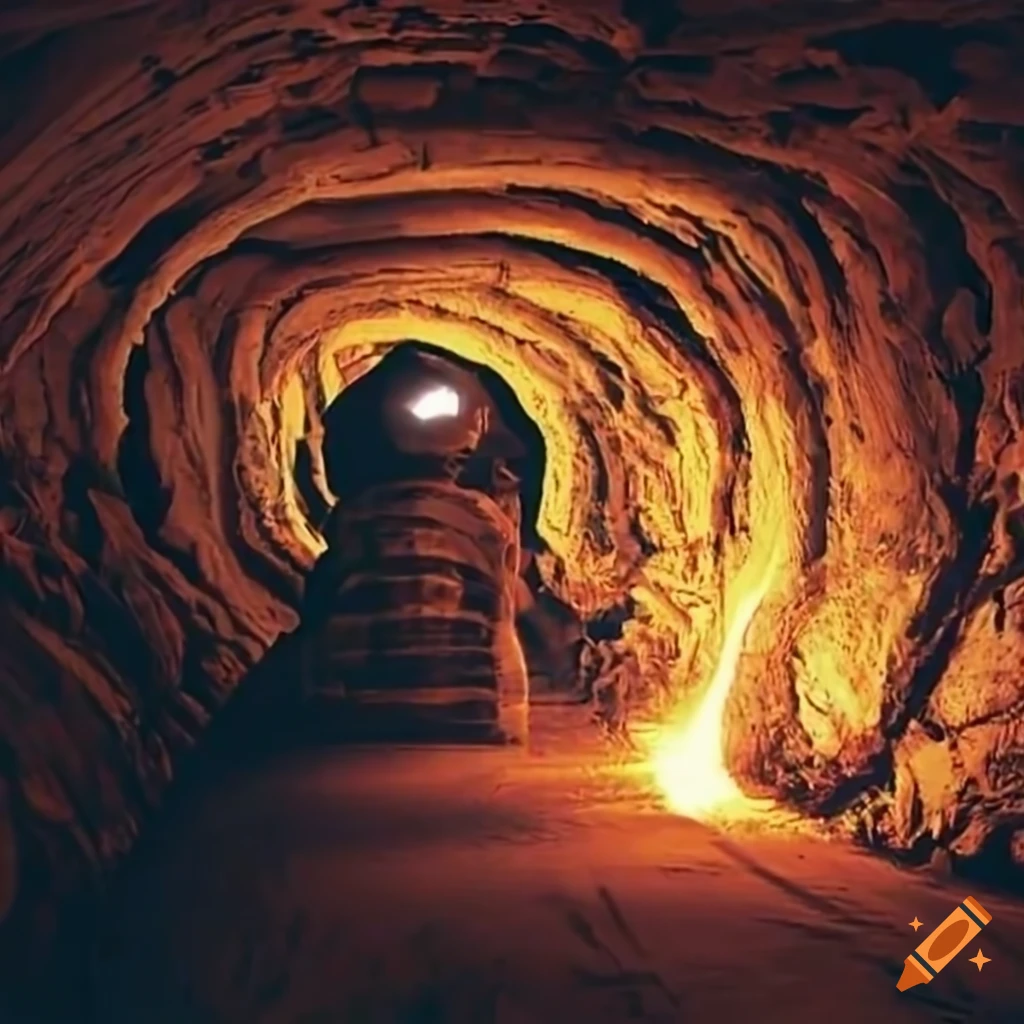 Resource mining routine on Craiyon