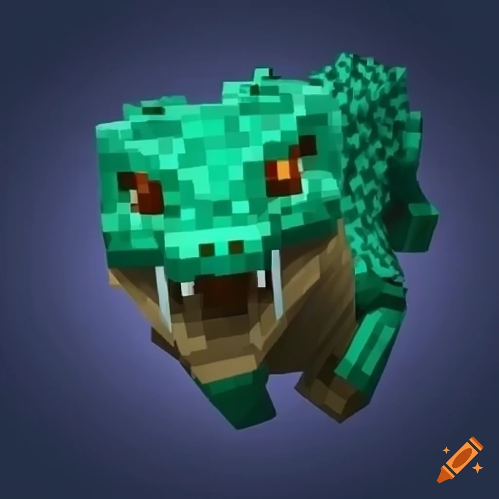 Lizard minecraft servers on Craiyon