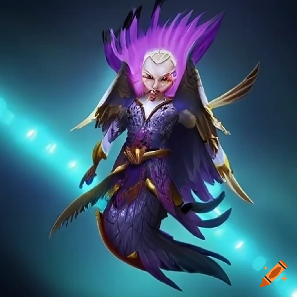 Majestuoso Serafín de aspecto imponente y poderoso. Sus 10 alas despliegan un resplandor , con ...