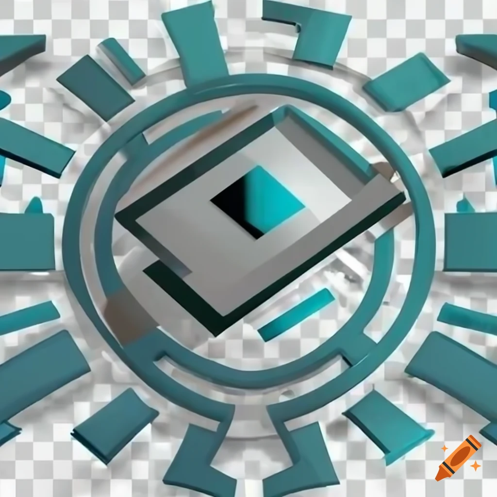 Programming network logo white background