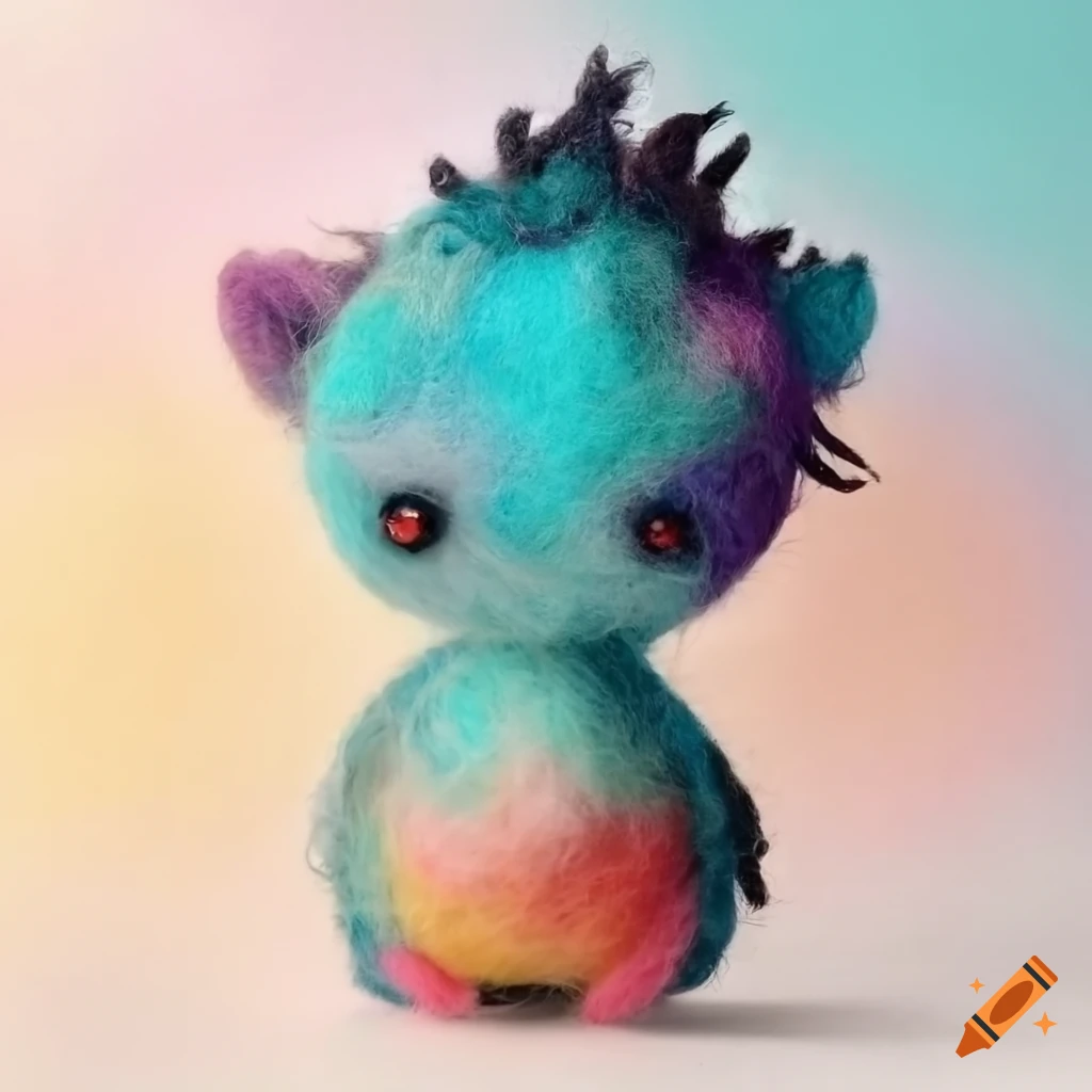 Felted wool crafted creatures