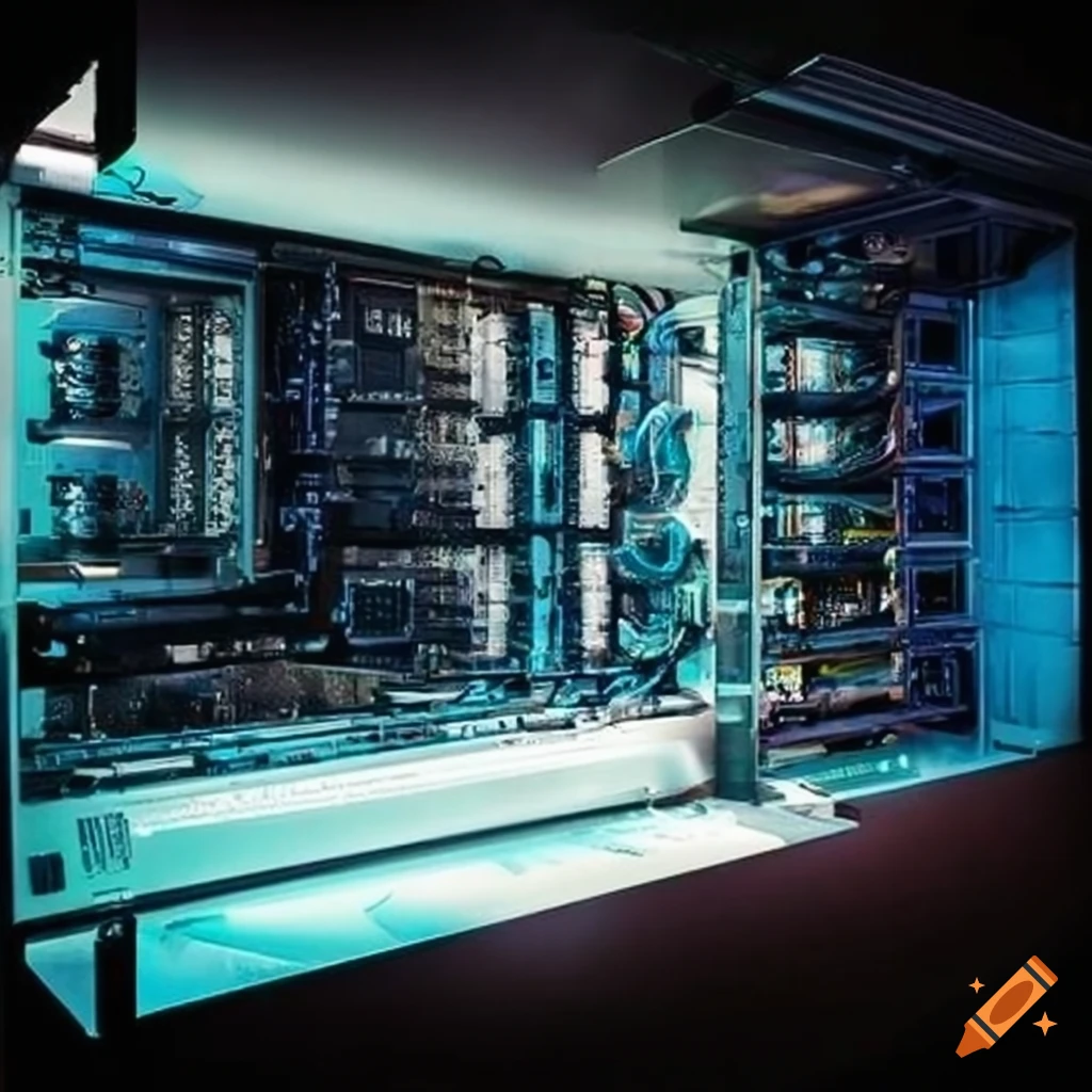 Well-equipped server setup