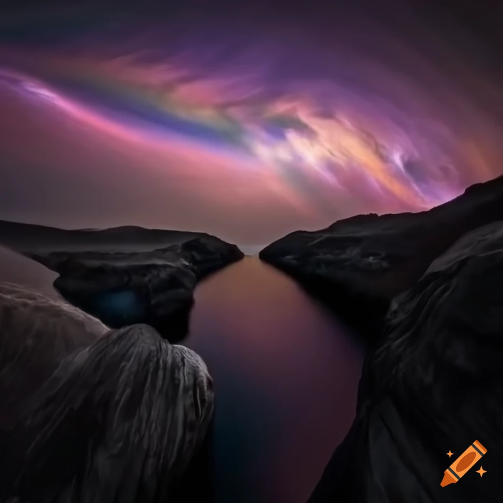 Sky-based world on Craiyon