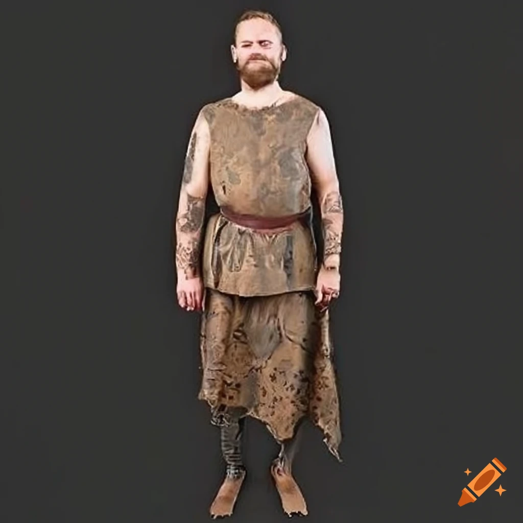 Frank duveneck medieval historical jousting clothing muddy tattered man ...