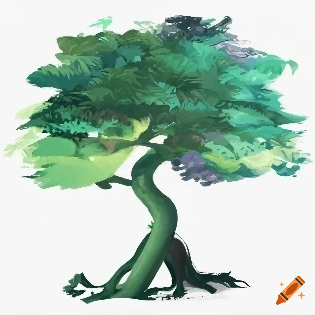 Jungle Trees Drawing