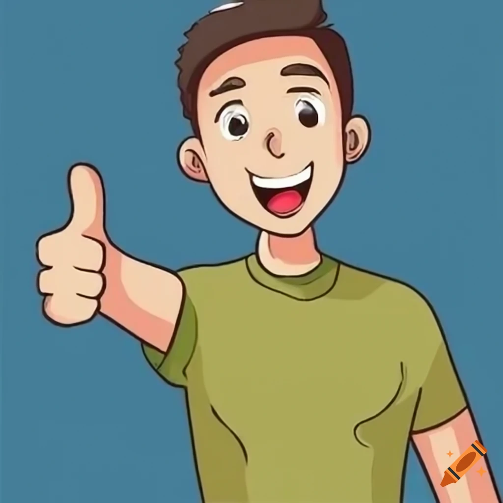 Happy Person Thumbs Up Clip Art
