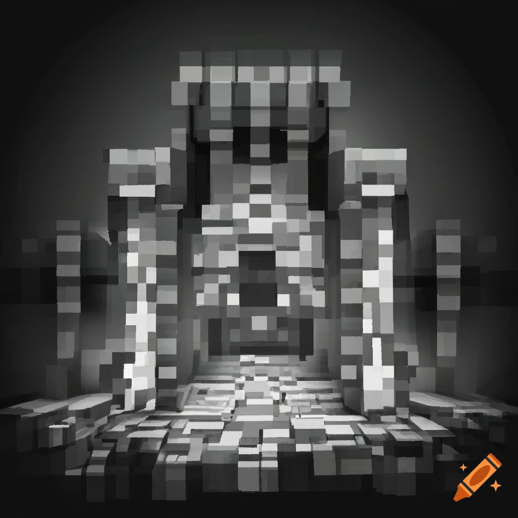 Minecraft kitpvp arena on Craiyon