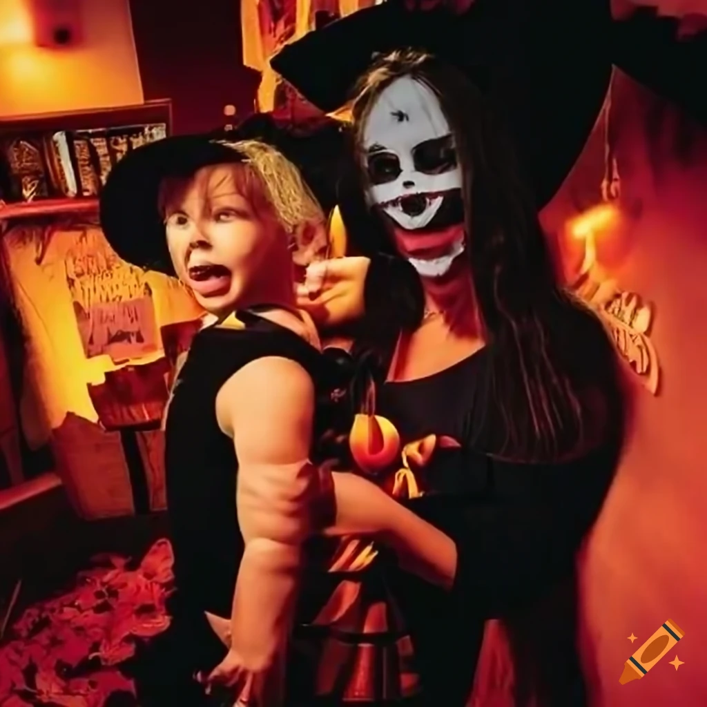 Halloween extravaganza on Craiyon