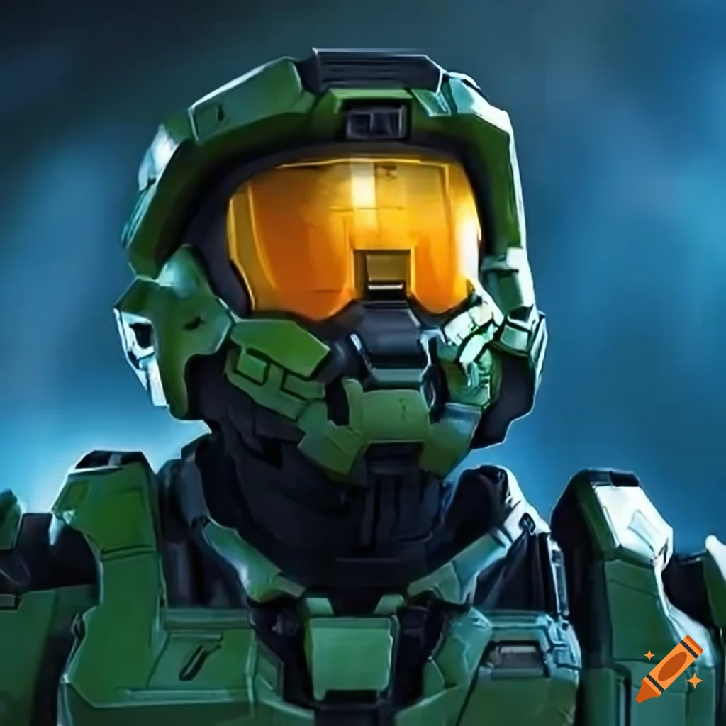 Master chief on Craiyon