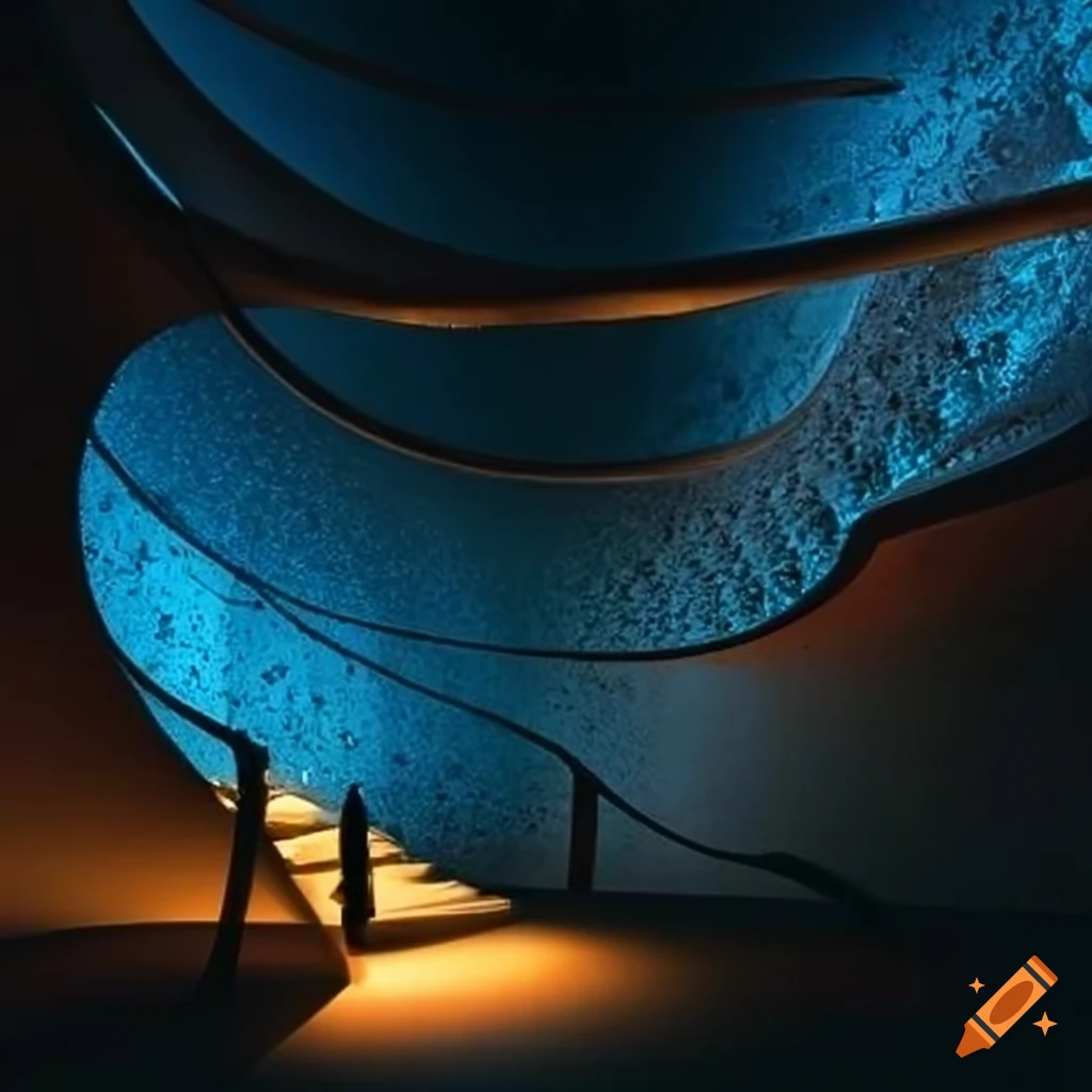 Dynamic lighting of an unusual structure