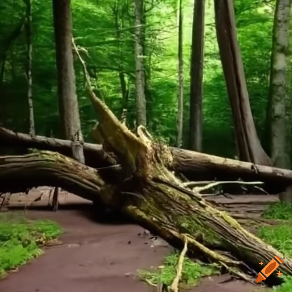 Fallen trees