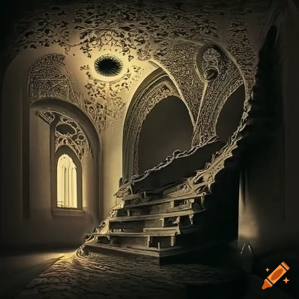Fantastic escher surrealistic castel illusions structures architectures ...