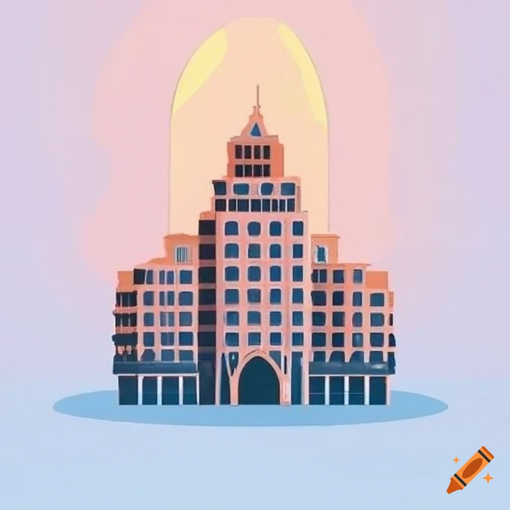 Peaceful building on Craiyon