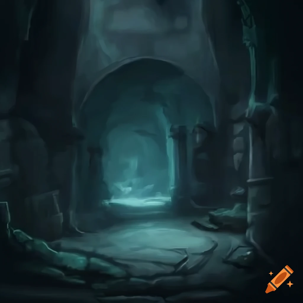 Grey dungeon sewers background
