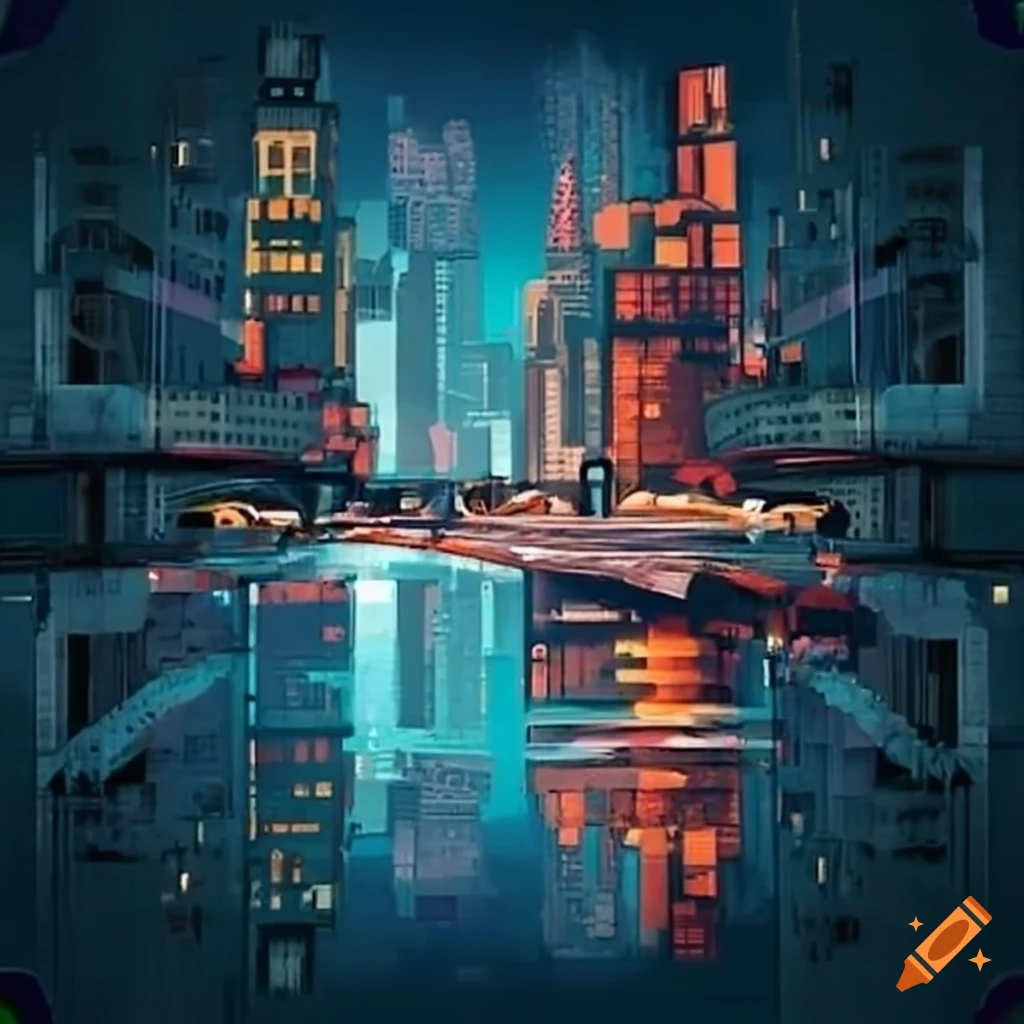 Navigating urban obstacles on Craiyon