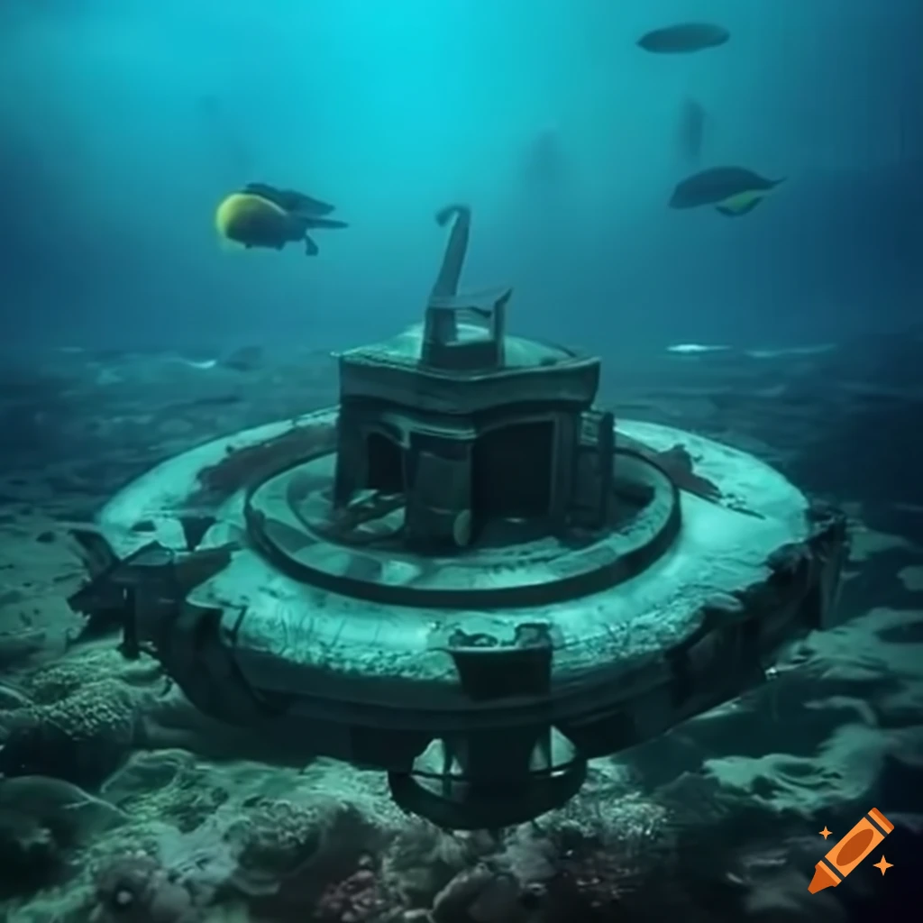 Building underwater bases on Craiyon