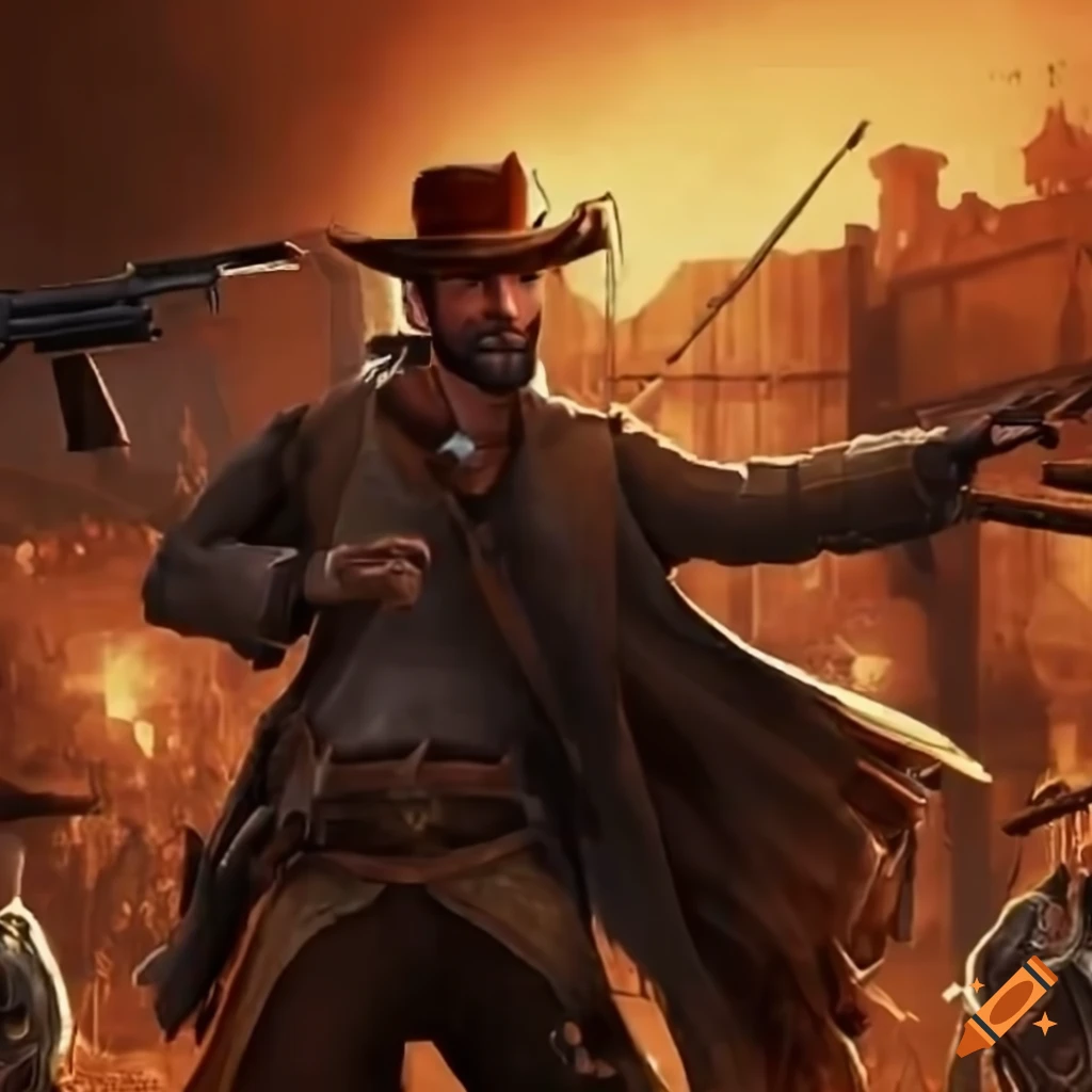 Wild west servers on Craiyon