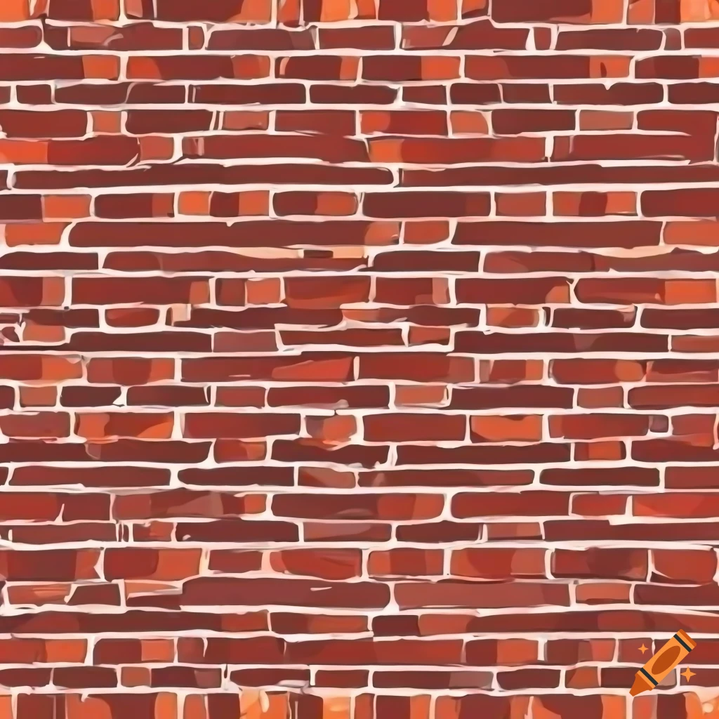 Brick wall texture simple no shading