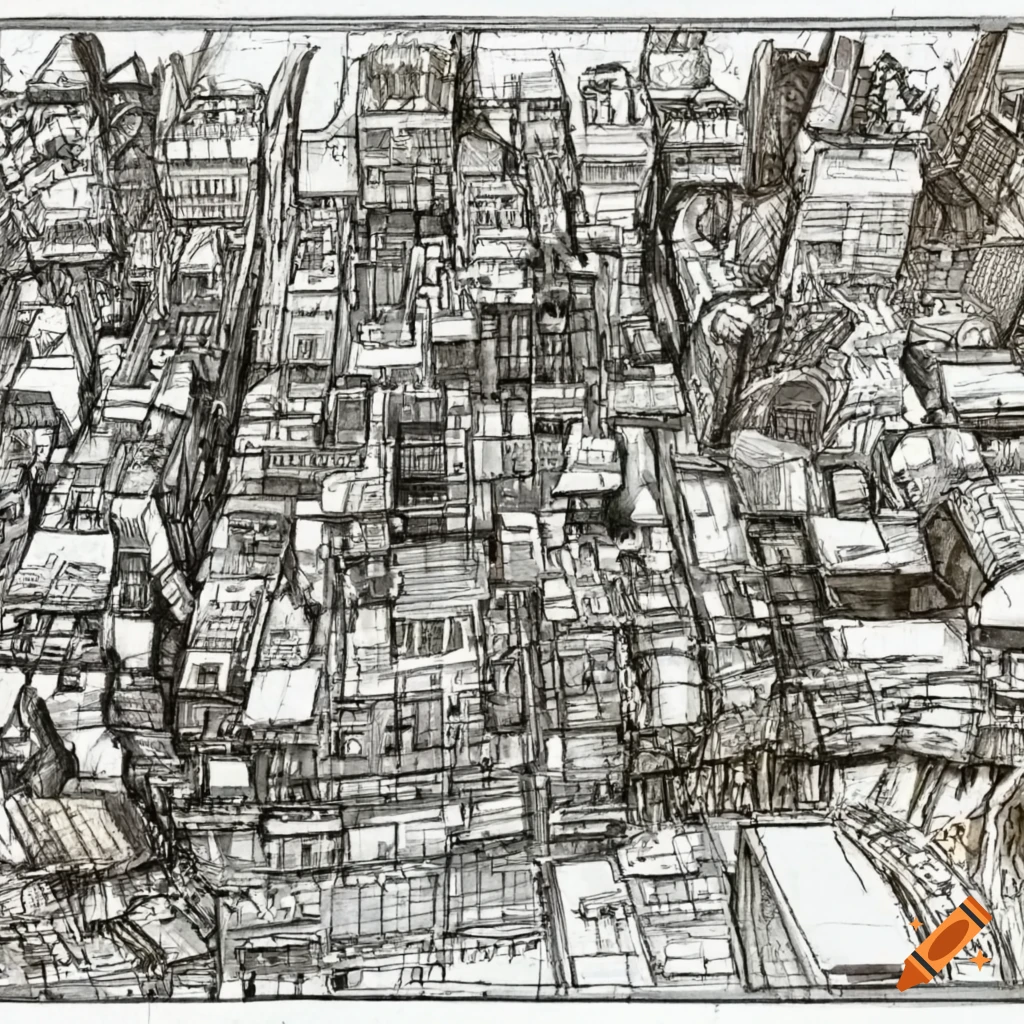 Constructing intricate cities on Craiyon