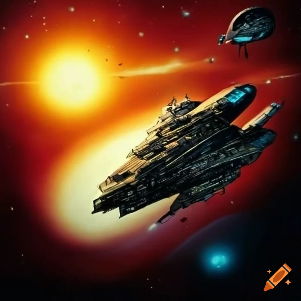 Fleet of star ships chris foss