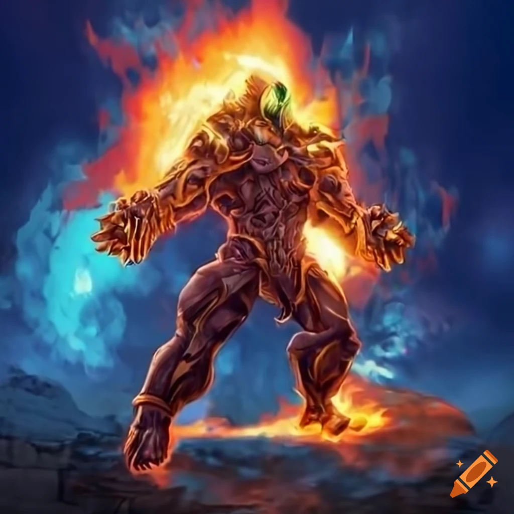 Elemental power on Craiyon