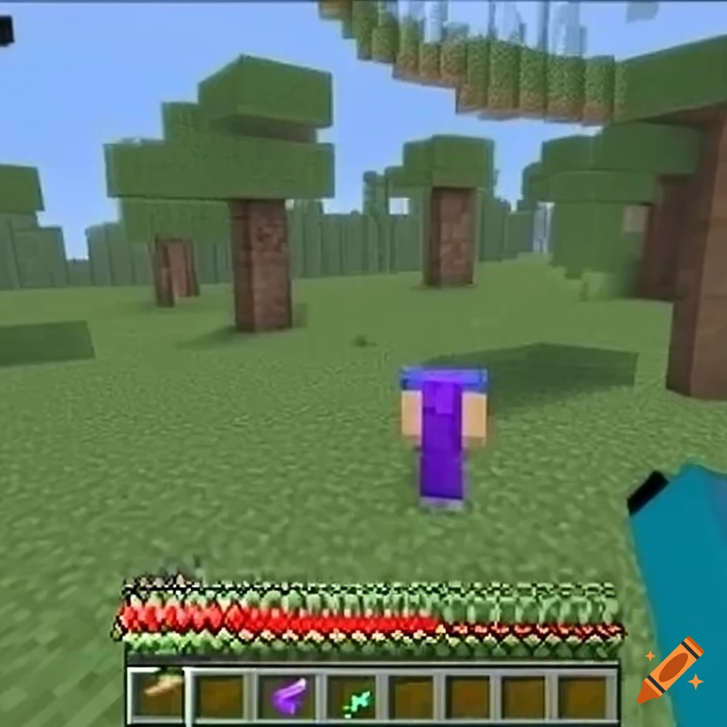 Minecraft gameplay