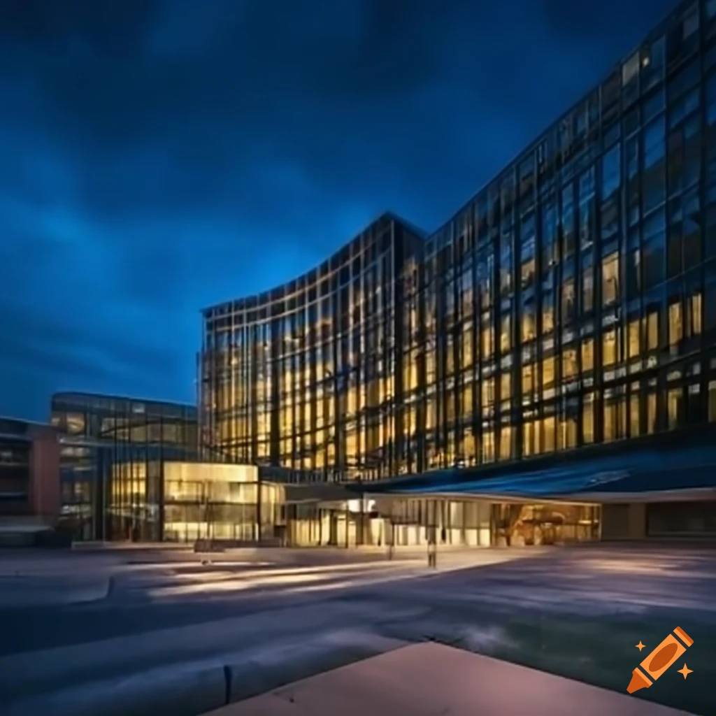 Best outdoor look of hospital