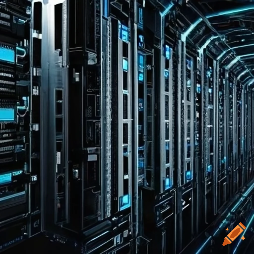 Feature-packed servers on Craiyon