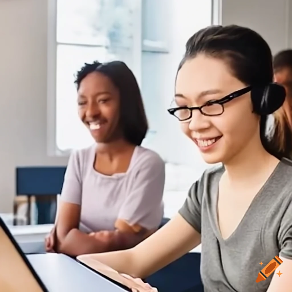 Fellow virtual students on Craiyon