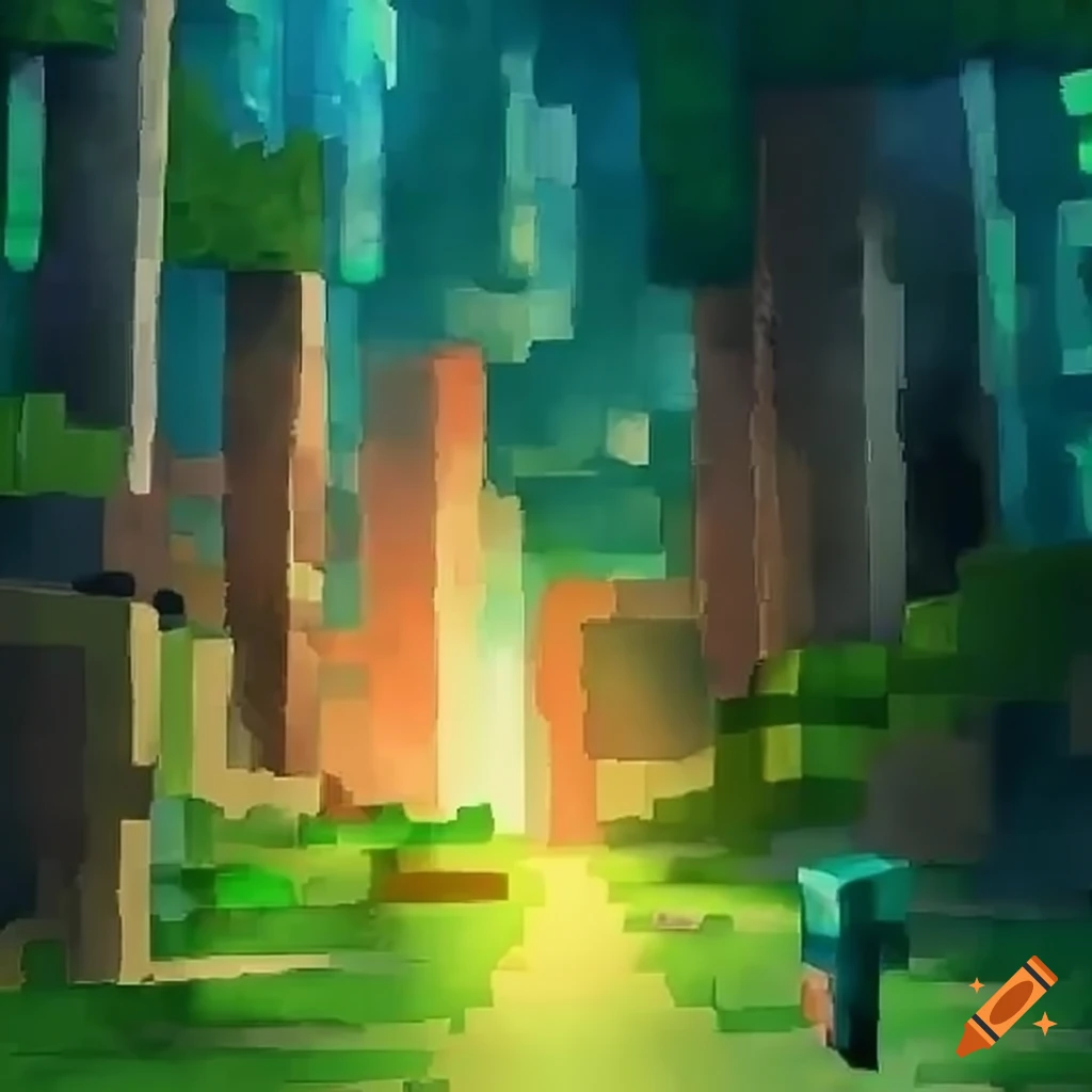 Minecraft experience significantly on Craiyon