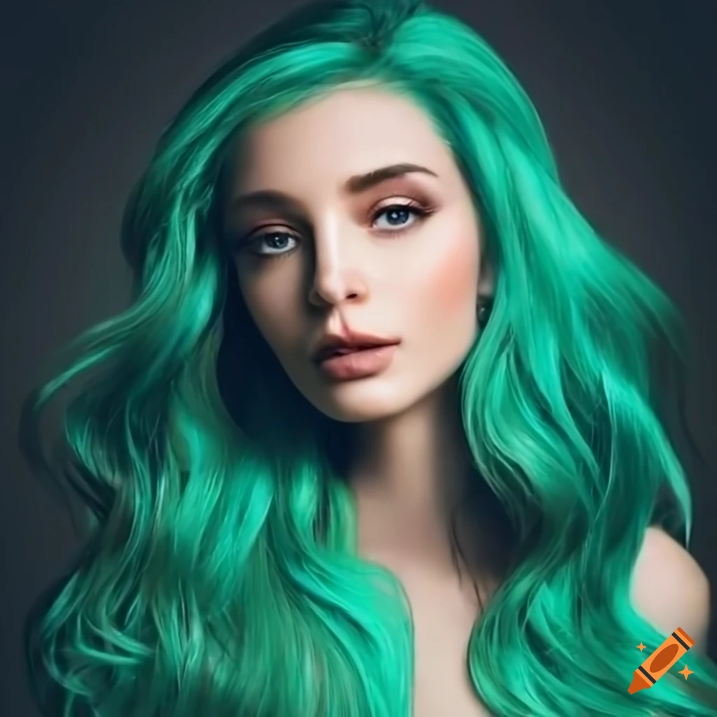 Beautiful american woman with fine cheekbones, soft lips and almond ...