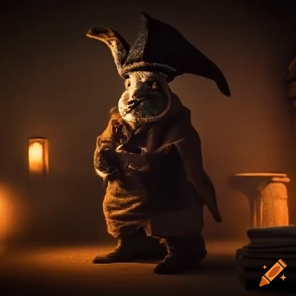 A pirate rabbit on Craiyon