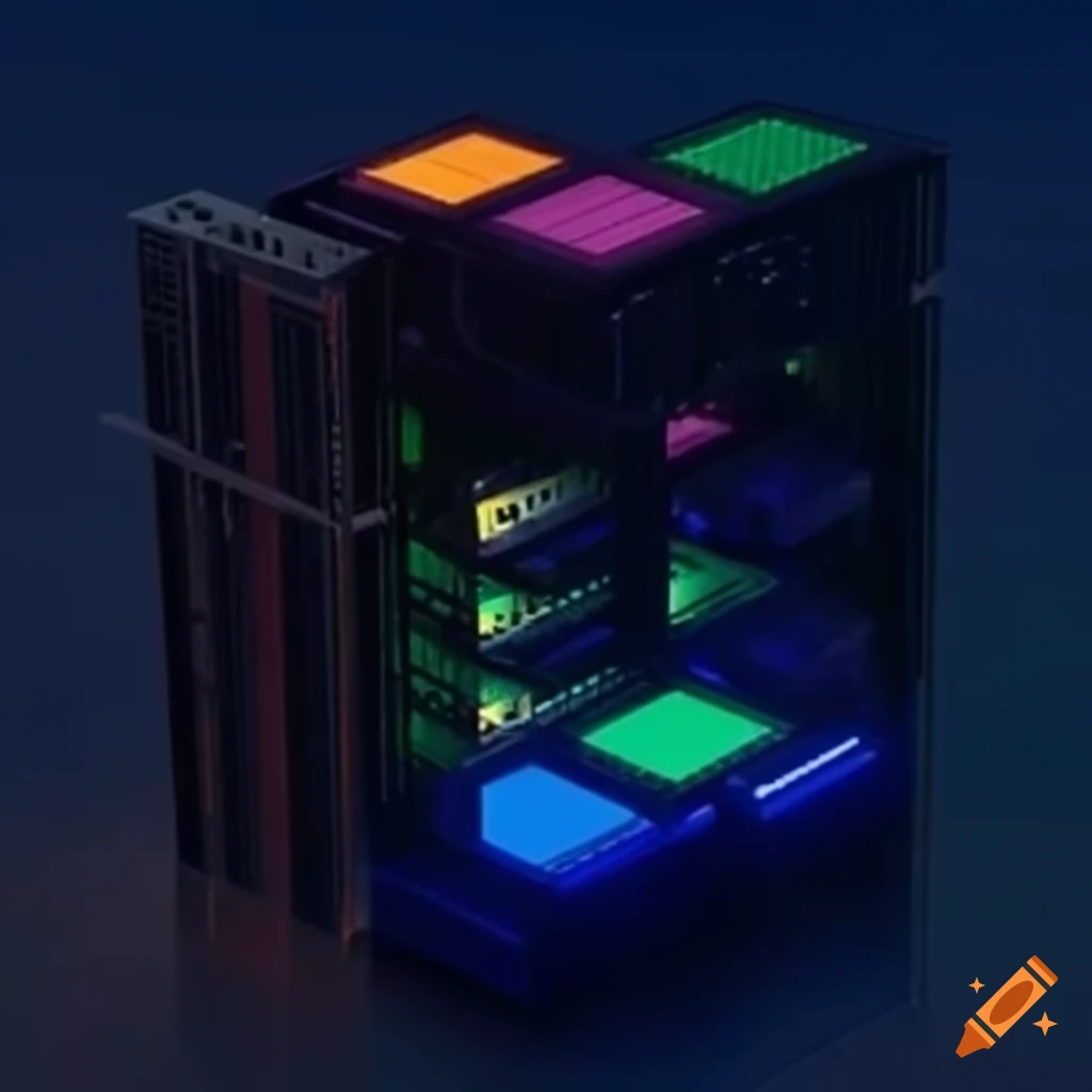 Cube creative servers on Craiyon