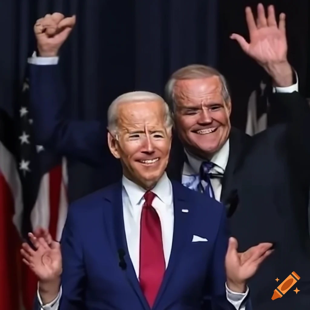 Joe biden dancing with scott morrison