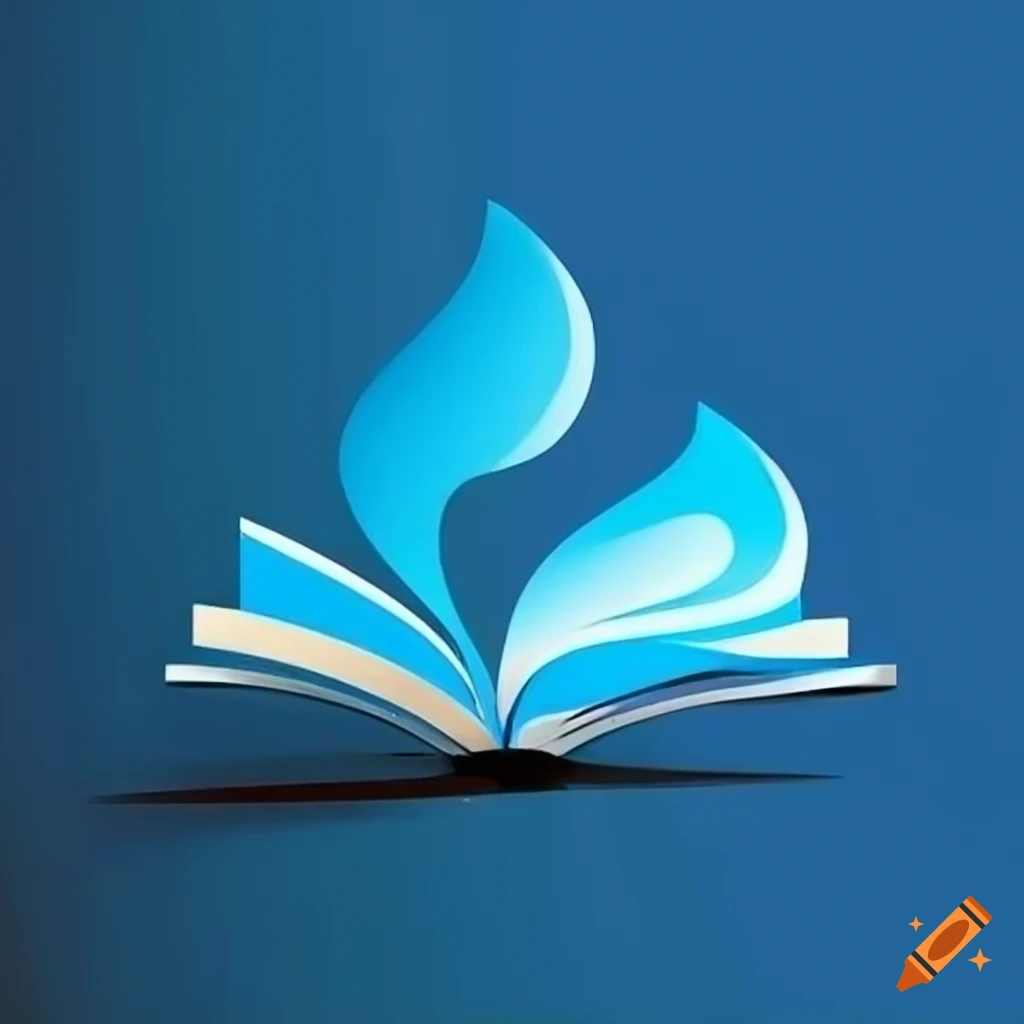 Azure logo book lover on Craiyon