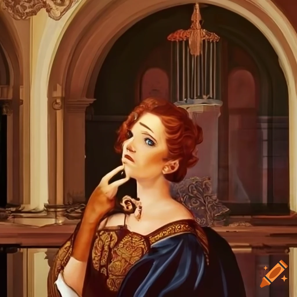 Retro renaissance on Craiyon