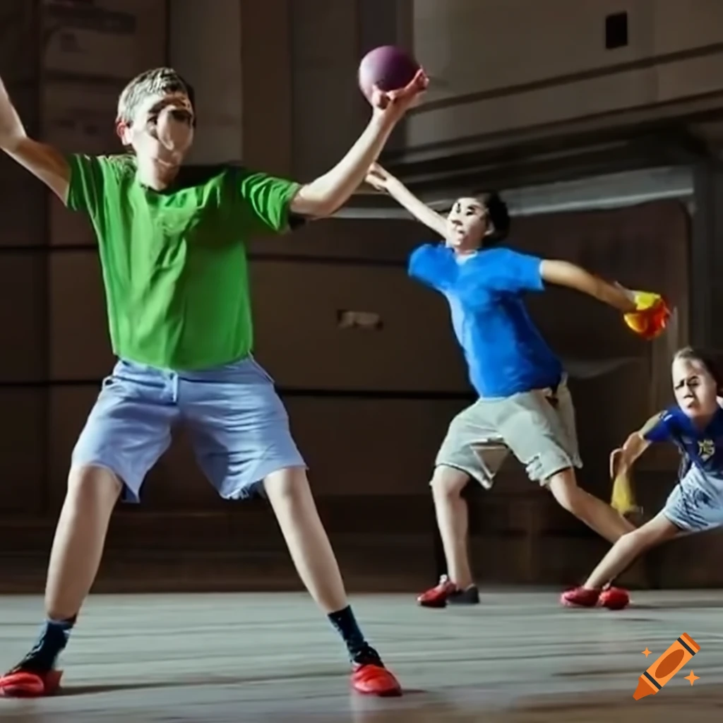 Throwing virtual dodgeballs