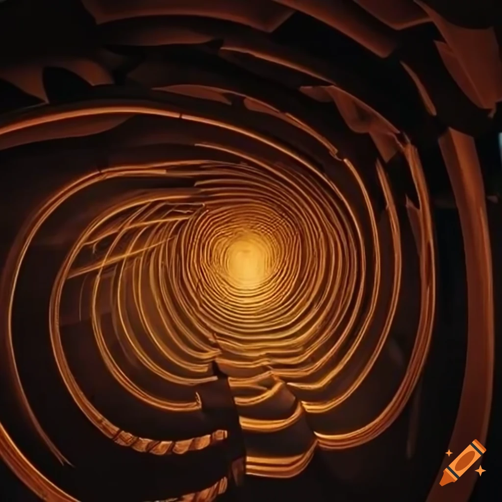 Dynamic lighting of an unusual structure