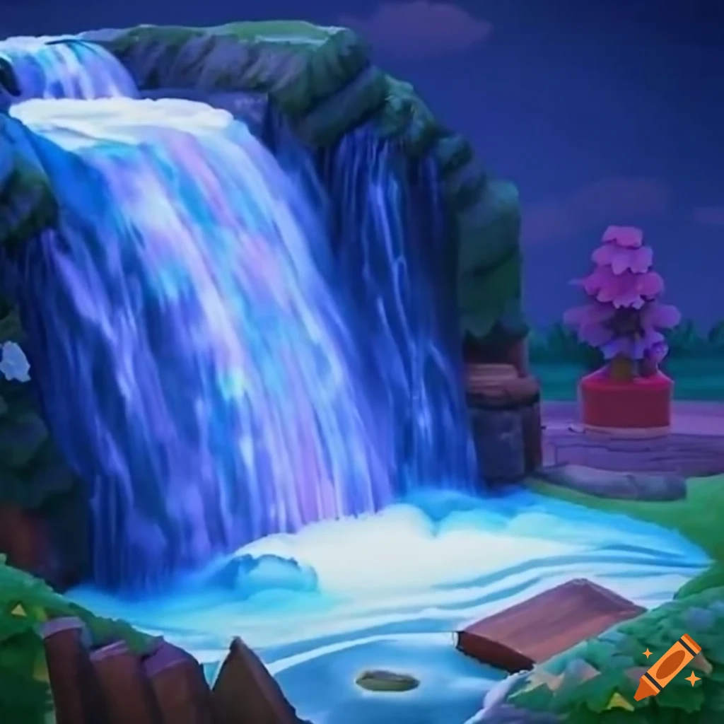 Waterfall Animal Crossing