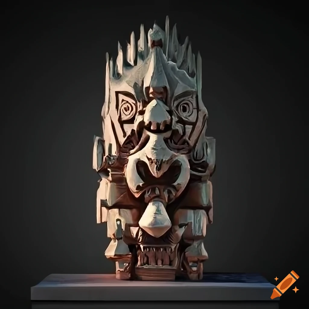 ‘architectural stave carving’-style, hd zelda game, 🫏 sculpture ...