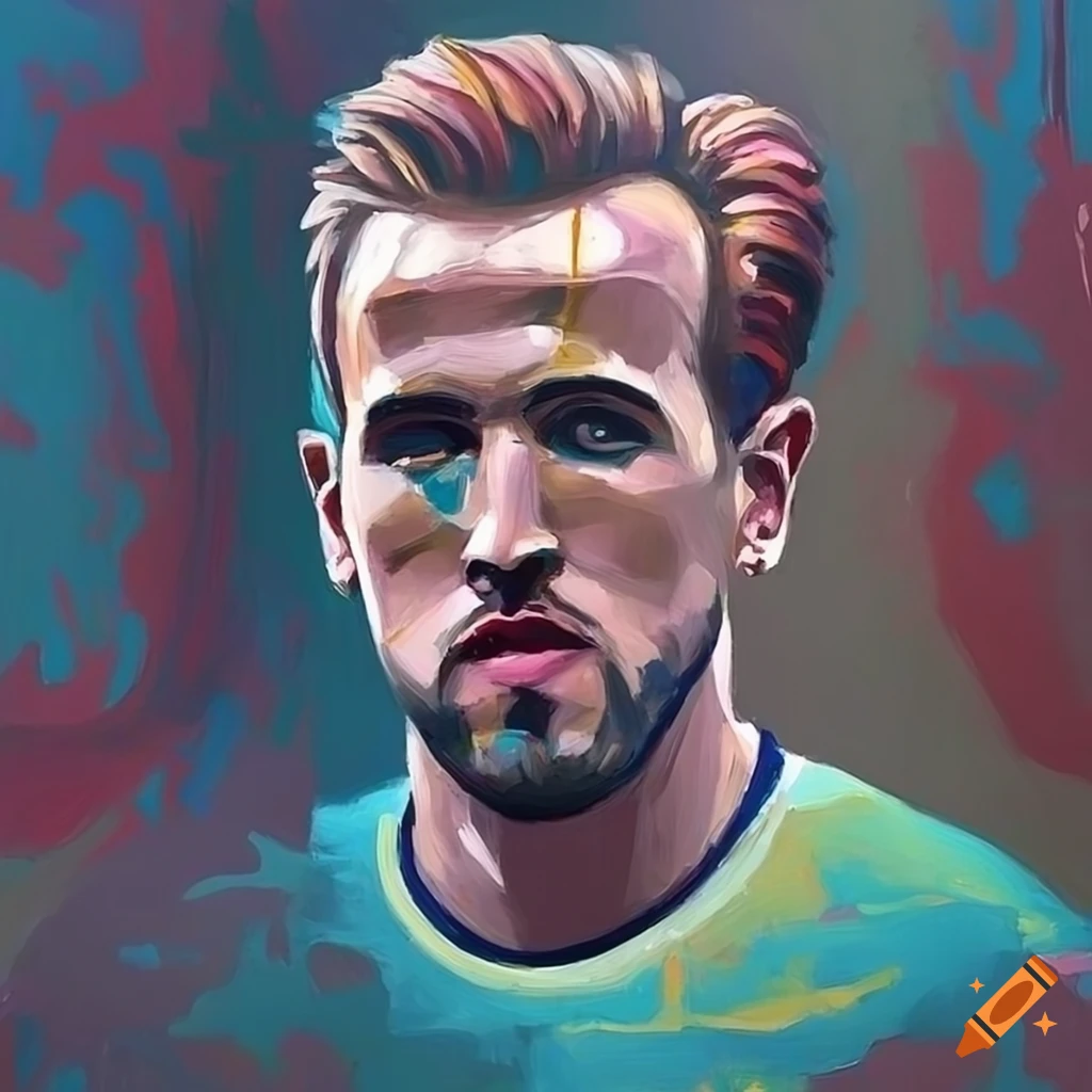 Harry kane, abstract art