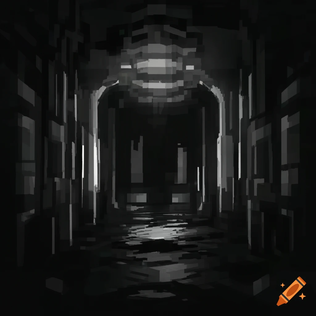 Futuristic minecraft on Craiyon