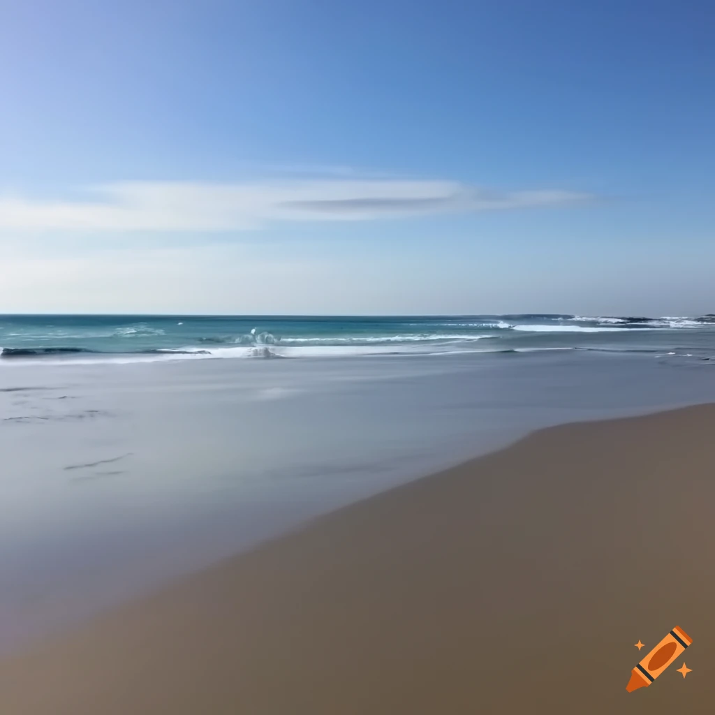 Peaceful ocean shores