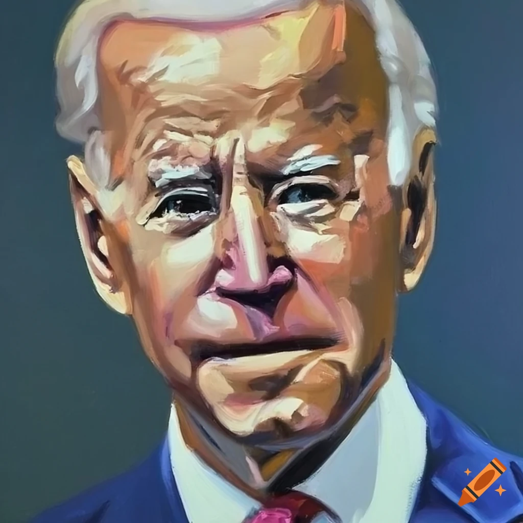 Joe biden painting painted by betsy graves reyneau on Craiyon