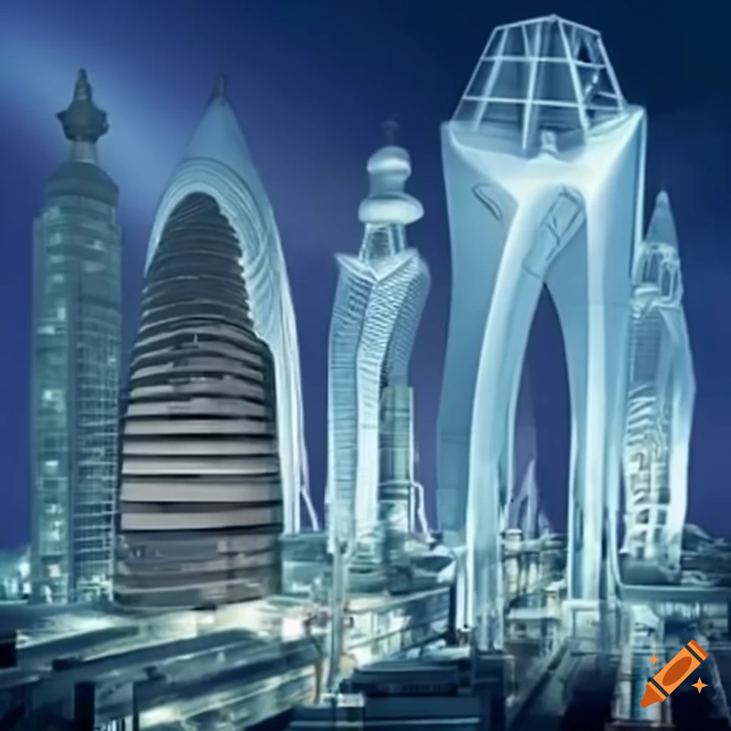 Build futuristic structures