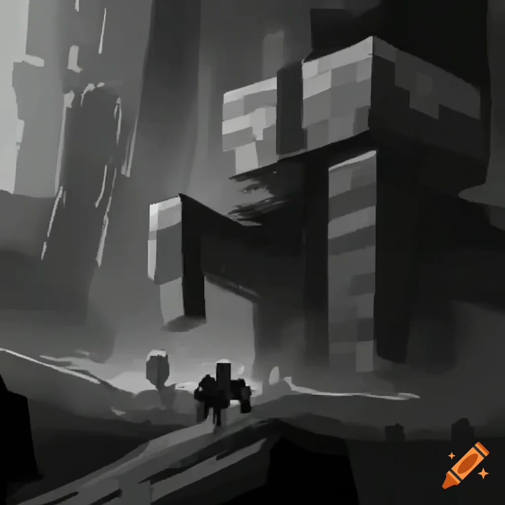 Minecraft multiplayer uncovered on Craiyon