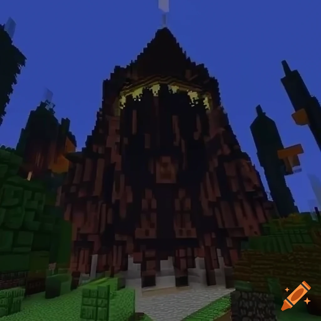 Colossal Minecraft Servers on Craiyon