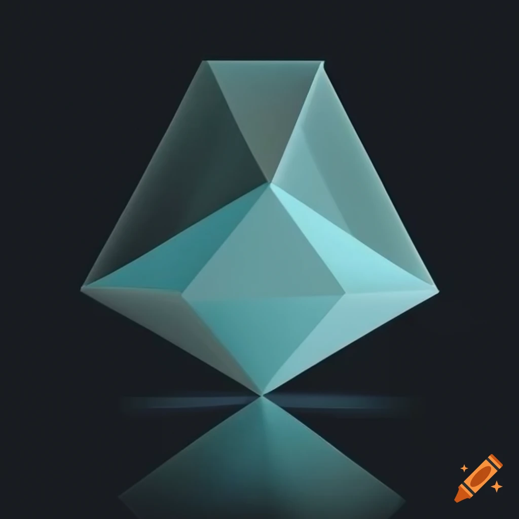 Multiple triangle shapes on Craiyon